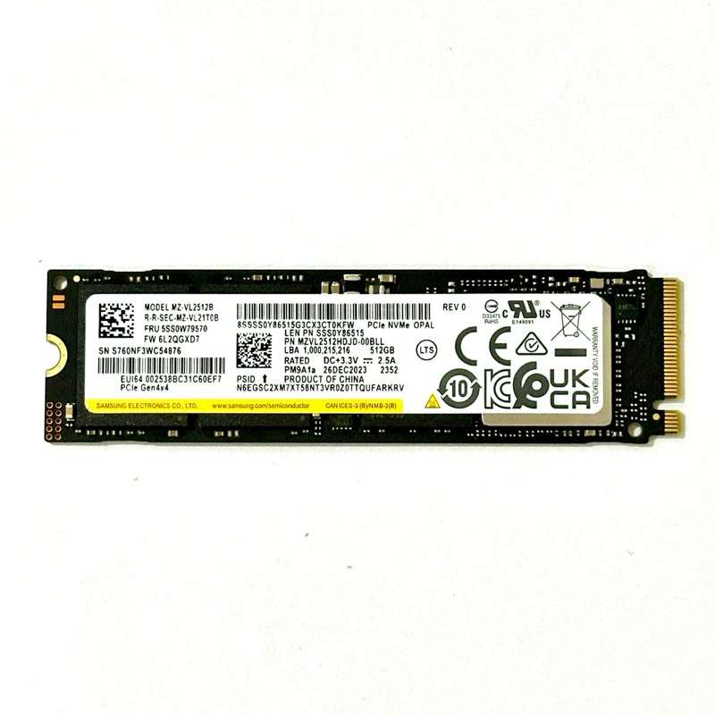 SSD SAMSUNG PM9A1 512GB M2 2280 PCl-e NVME Gen 4 x 4 | Shopee Việt Nam