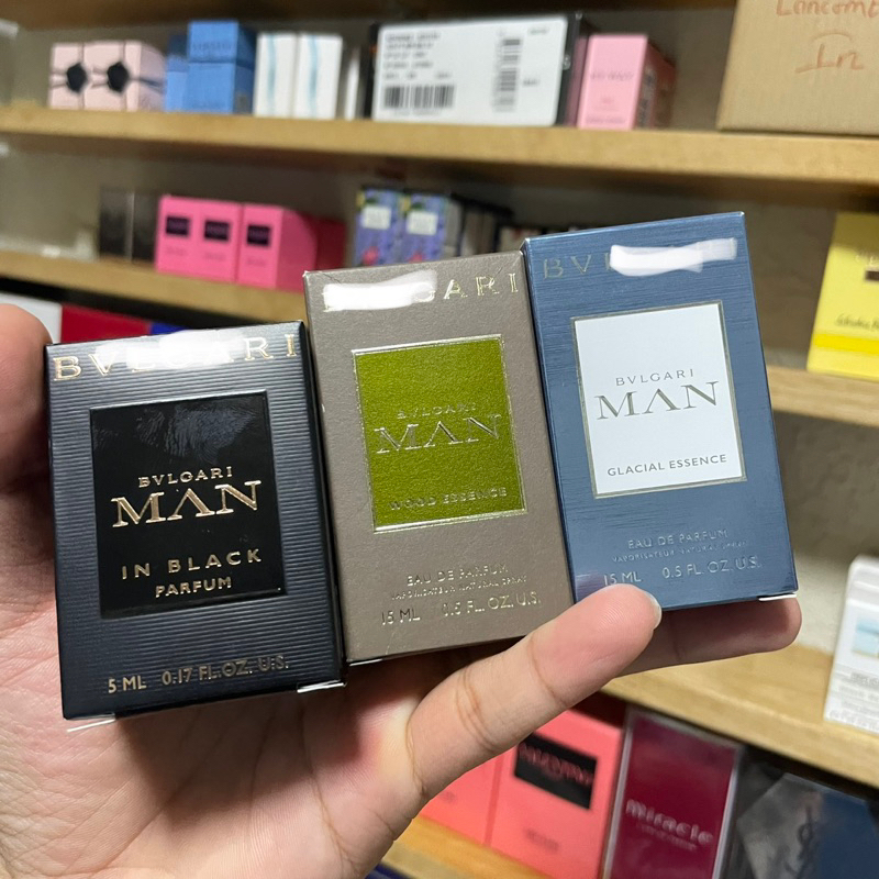 [ mini chính hãng ] Nước hoa nam Bvl Man in Black - Wood Essence ...