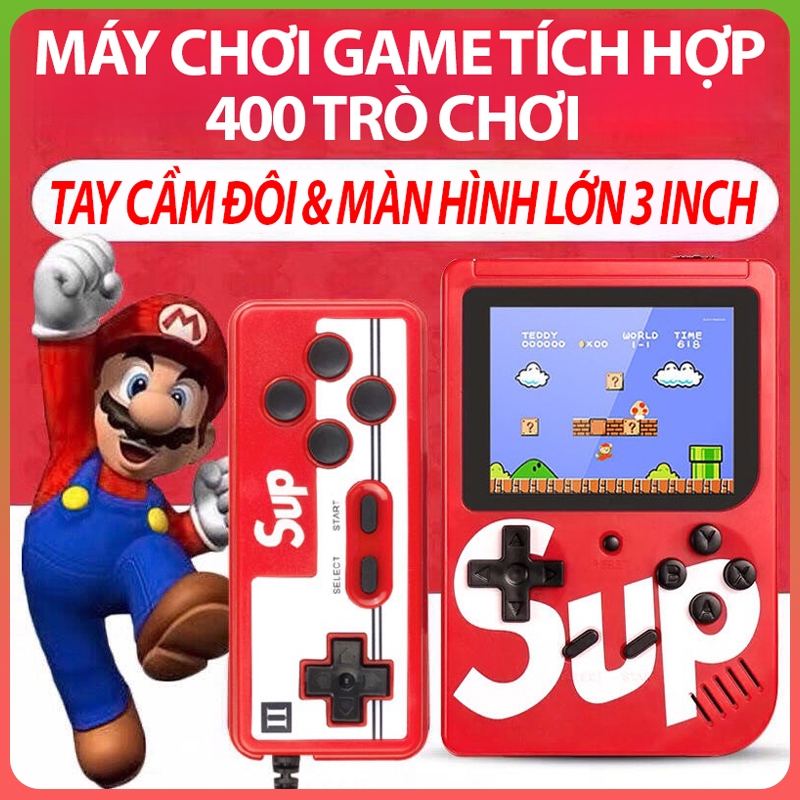 MÁY CHƠI GAME CẦM TAY SUP 400 IN 1, MÁY ĐIỆN TỬ 4 NÚT - 400 TRÒ CHƠI CỔ ĐIỂN | Shopee Việt Nam