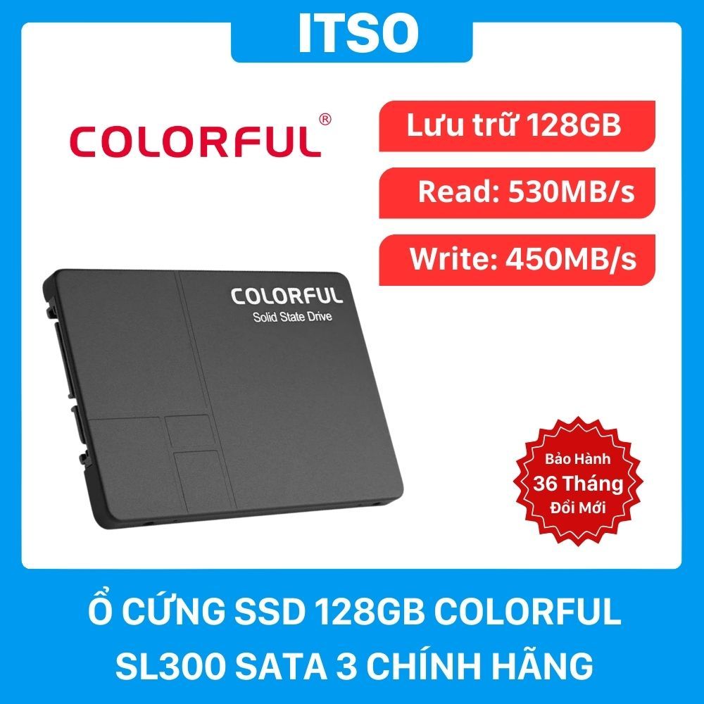 Ổ cứng SSD Colorful 128GB SL300 SATA 3 chính hãng | Shopee Việt Nam