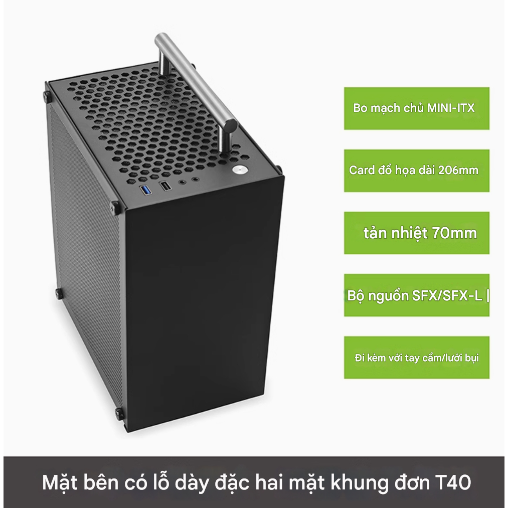 Case máy tính Mini ITX : Metalfish T40 , T60 [NEW] | Shopee Việt Nam