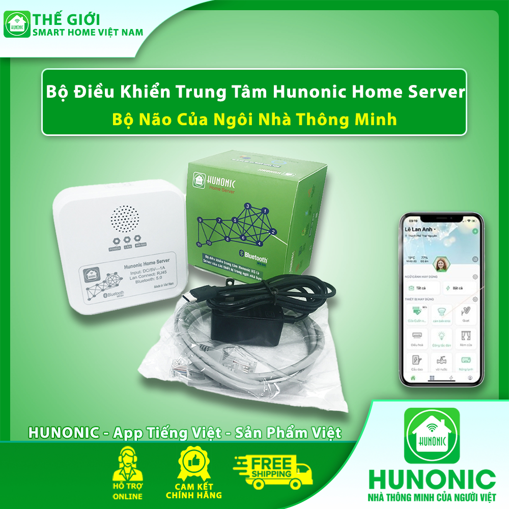 Bộ Điều Khiển Trung Tâm Hunonic Home Server - Kết Nối Nhà Thông Minh ...