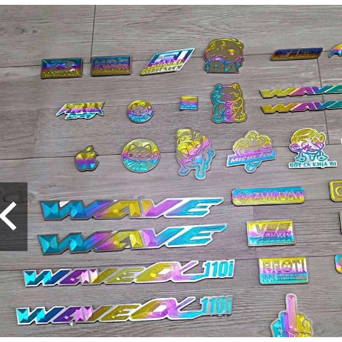 LOGO TEM STICKER TITAN GR5 RACING ZHIPAT RCB | Shopee Việt Nam