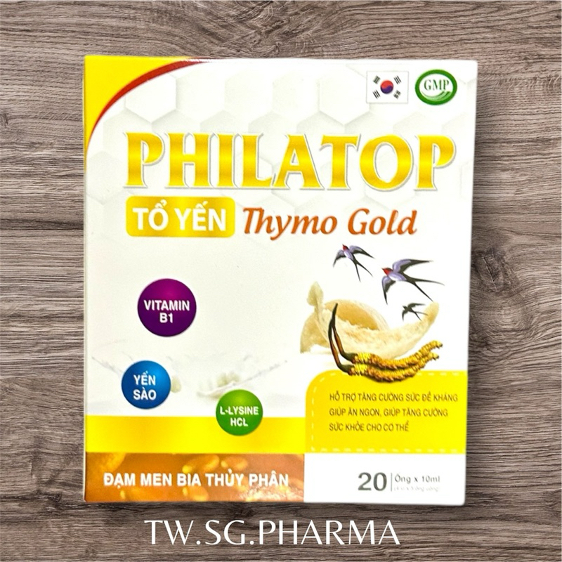 [Sỉ TpHCM] PHILATOP Tổ Yến Thymo Gold Hộp 20 Ống,Hỗ trợ Tăng đề kháng ...