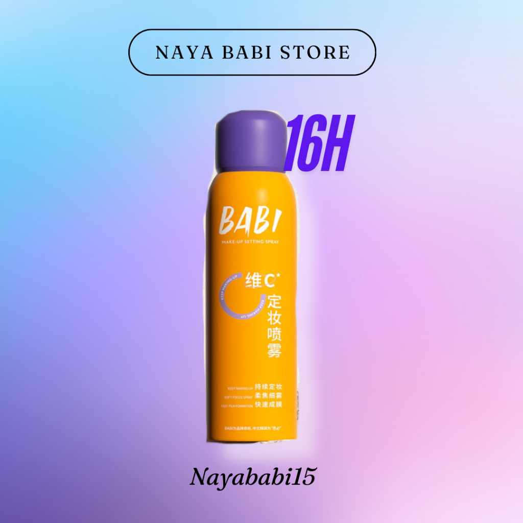 Xịt Khoá MAKEUP BABI - NAYA BABI STORE - Khoá Makeup Hot Douyin Dành ...