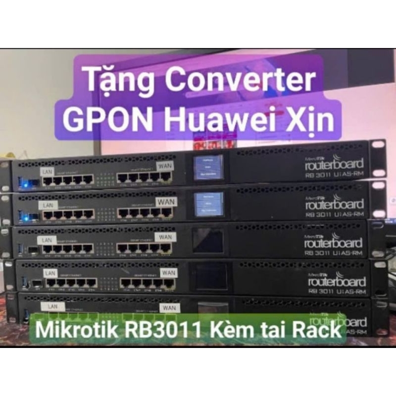 Router Mikrotik RB3011UiAS-RM RB3011 - Cân bằng tải chuyên dụng có hỗ ...
