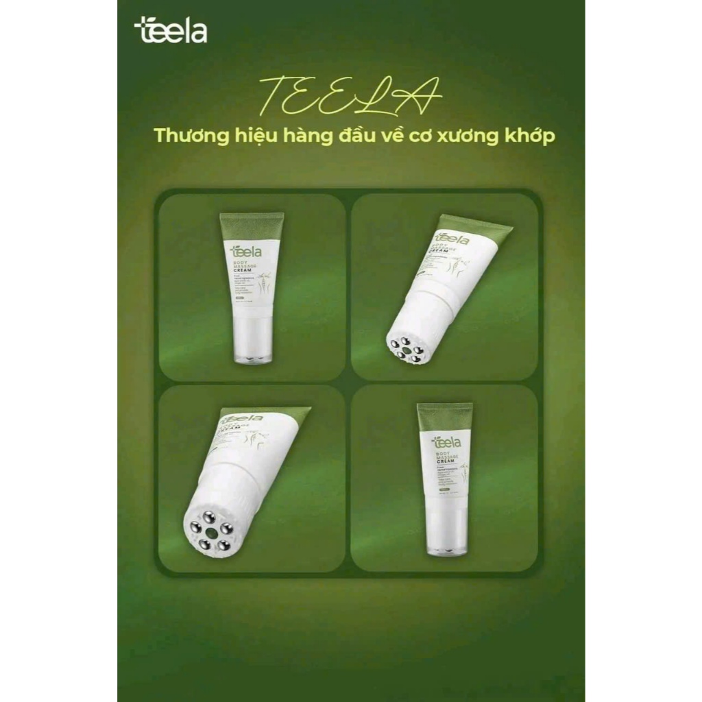 TEELA HSD 2027- Chính hãng, kem xoa bóp xương khớp đa tầng | Shopee ...