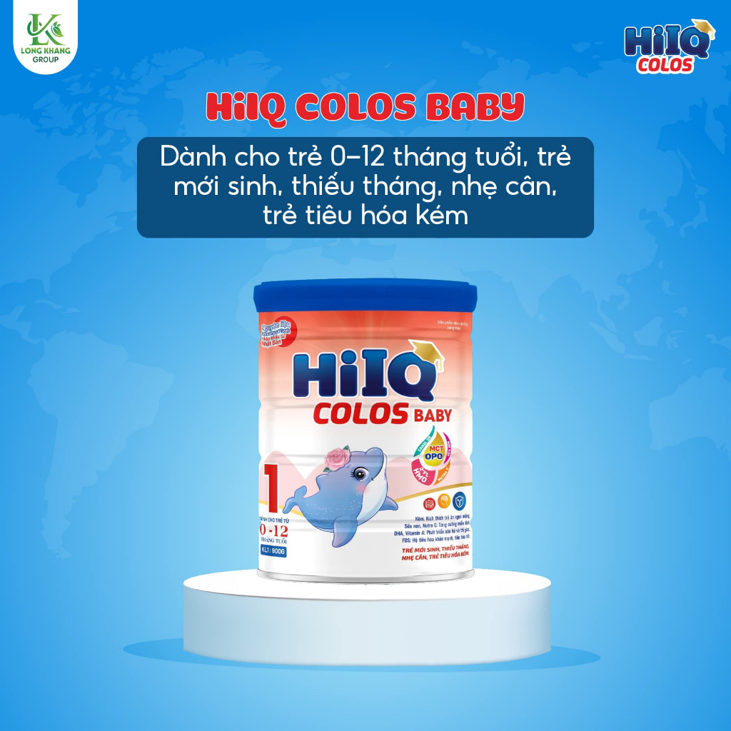 Sữa bột HiIQ COLOS BABY dành cho bé 0-12 tháng tuổi tăng cường hệ miễn ...