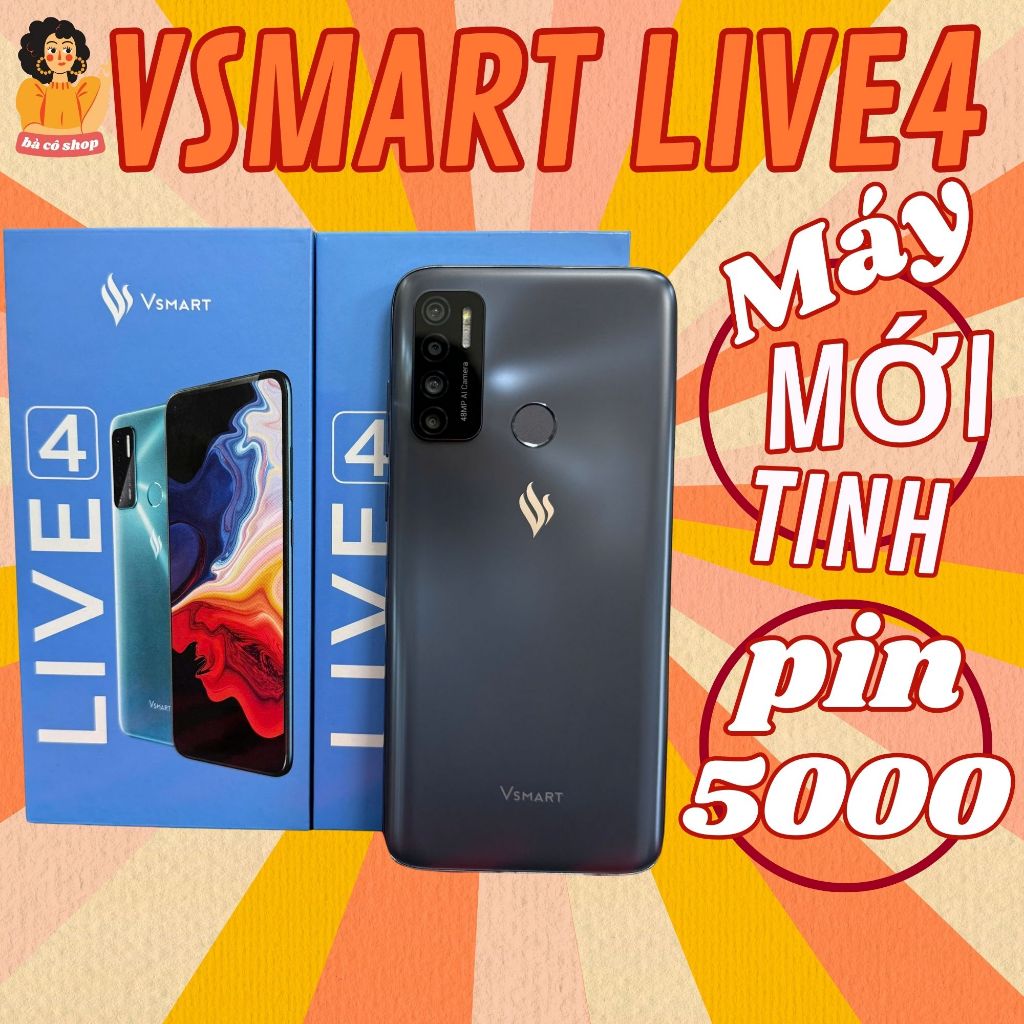 Điện thoại Vsmart live4 ram 6G/64GB Chính Hãng giá rẻ bảo hành 6 tháng! | Shopee Việt Nam