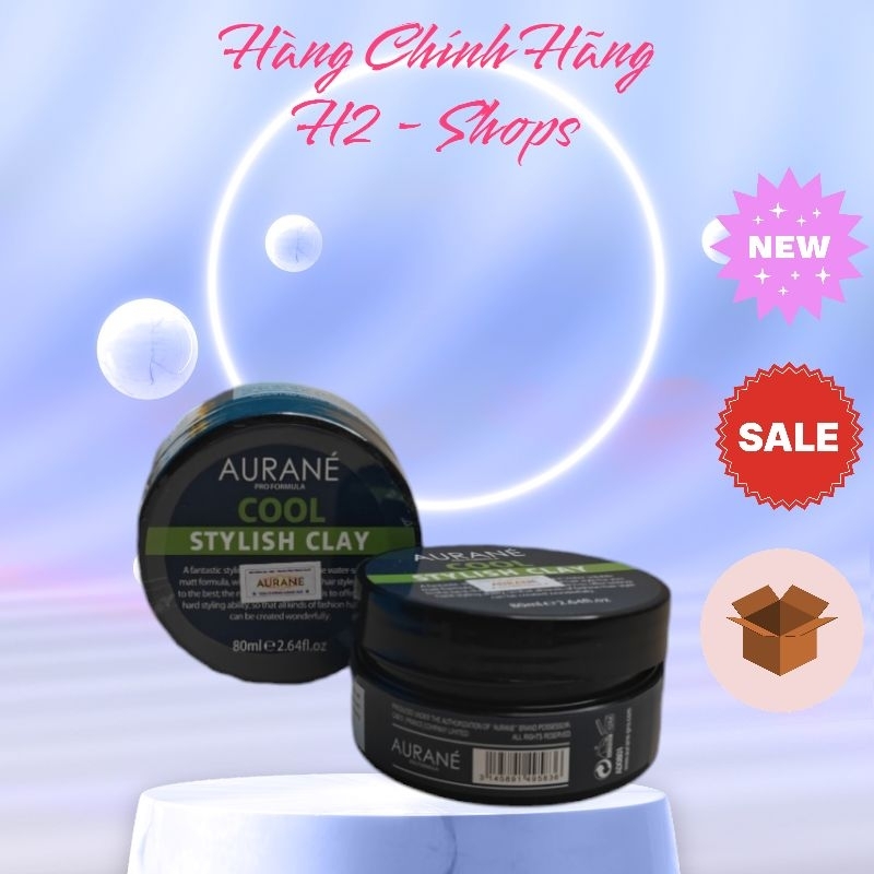 [CHÍNH HÃNG] Sáp vuốt tóc Aurane Cool Stylish Clay - 80g | Shopee Việt Nam