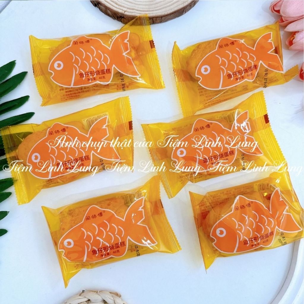 1 bánh ruốc cá ăn sáng, ăn vặt gói 40gr (NSX in trên bao bì - HSD 6 ...