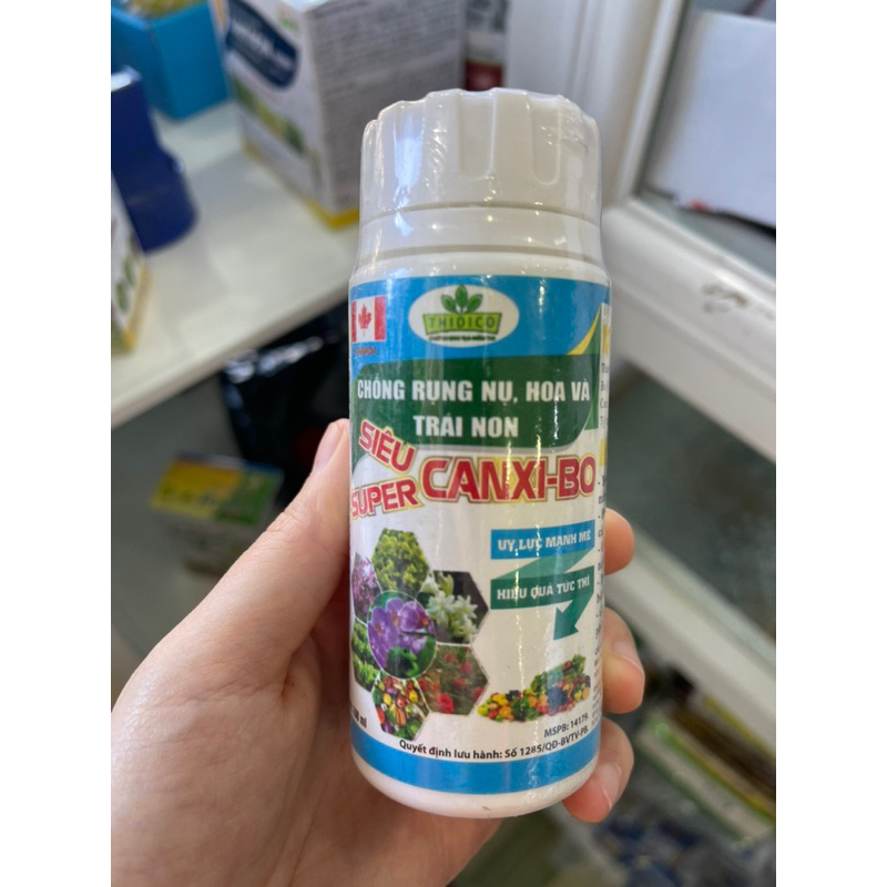 Siêu canxi-bo chai 100ml, chống rụng nụ, hoa và trái non | Shopee Việt Nam