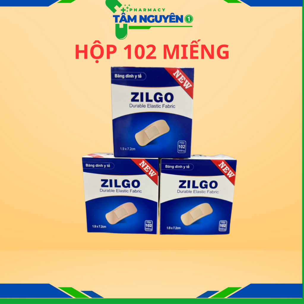BĂNG KEO CÁ NHÂN ZILGO HỘP 102 MIẾNG | Shopee Việt Nam