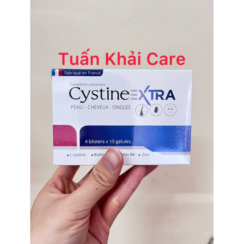 CYSTINE EXTRA Viên uống sáng da, giảm thâm, giảm nhờn - Pháp | Shopee ...