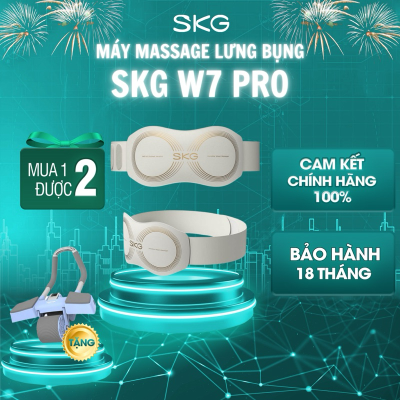 ( NEW ) Đai massage lưng cao cấp SKG W7 Pro (K5 Promax) 04 điện cực mở rộng diện tích | Shopee ...