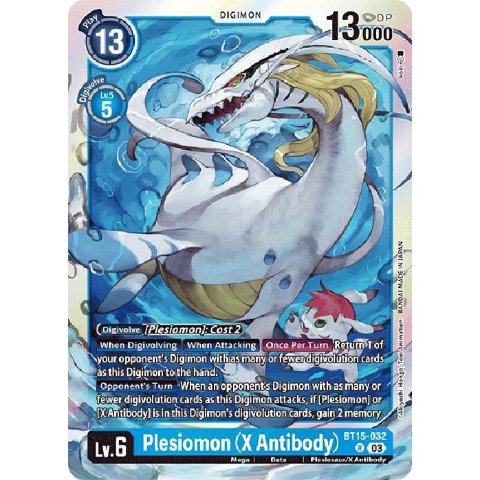 Thẻ Bài Digimon Mã BT15-032 - Plesiomon (X Antibody) - Digimon - Rare ...