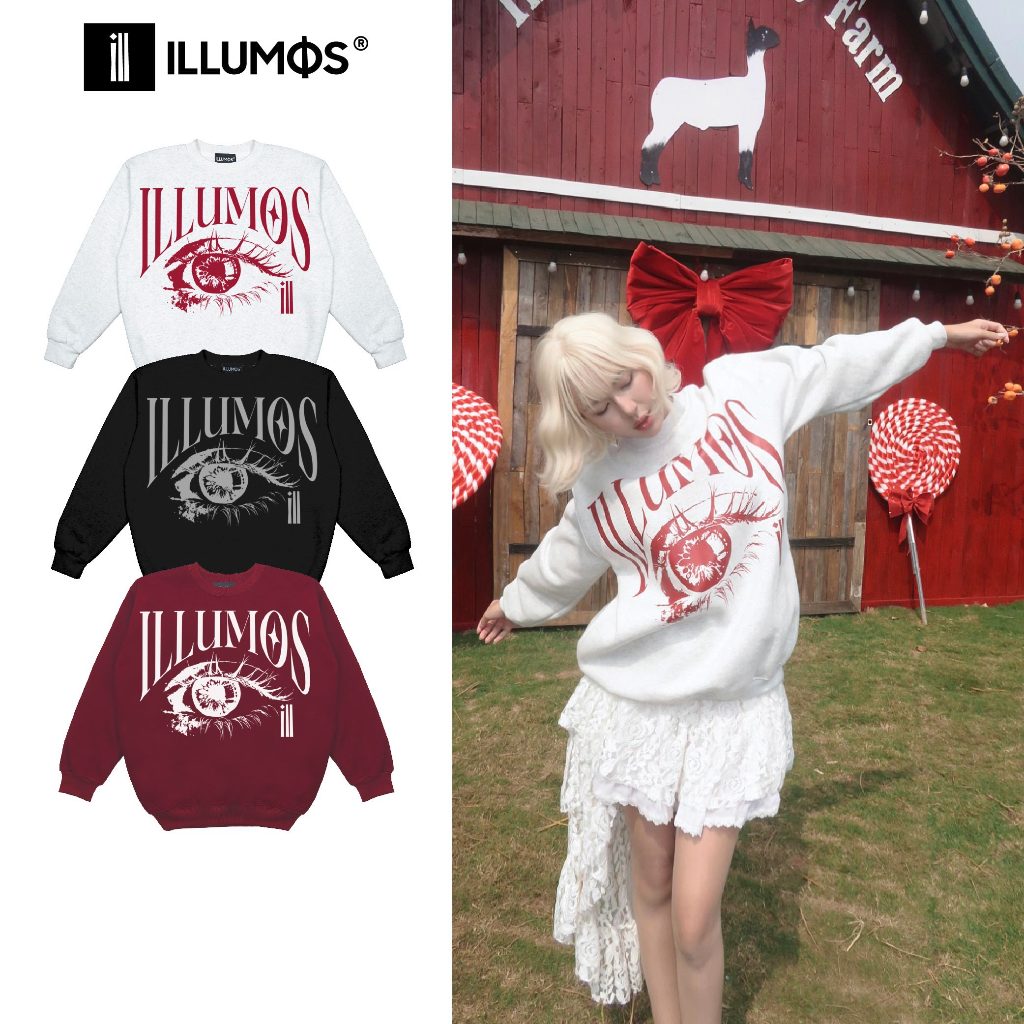 Áo Sweater ILLUMOS Look - Áo Sweater Nỉ Bông Cotton Premium Form ...