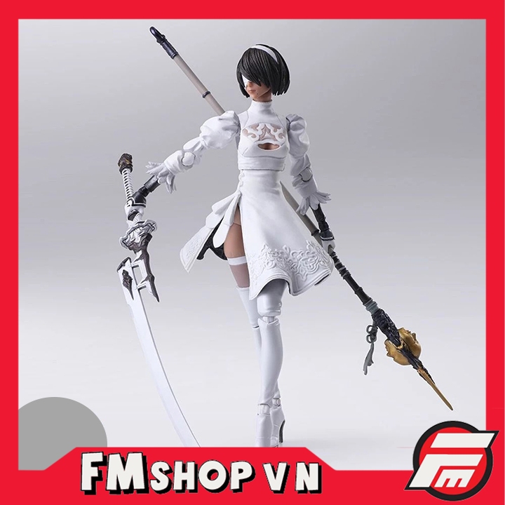 MÔ HÌNH ĐÔ CHƠI BRING ARTS NIER AUTOMATA 2B WHITE VER OPEN ( GÃY MỘT ...