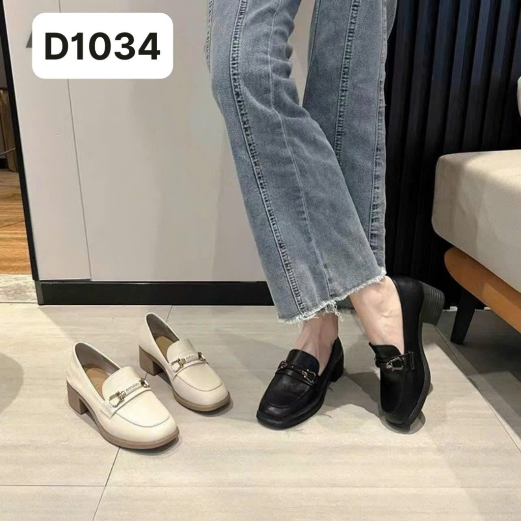 Giày moca 5p tôn dáng, da mềm sang trọng - D1034 | Shopee Việt Nam