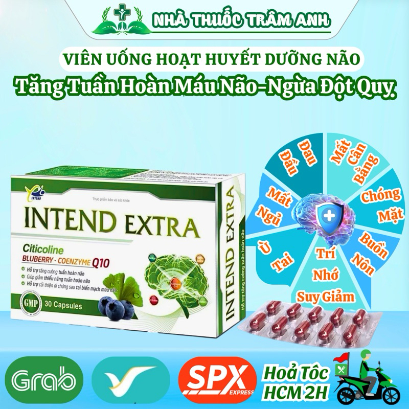 Viên Uống Bổ Não Hoạt Huyết Dưỡng Não Intend Extra – Tăng Cường Tuần ...