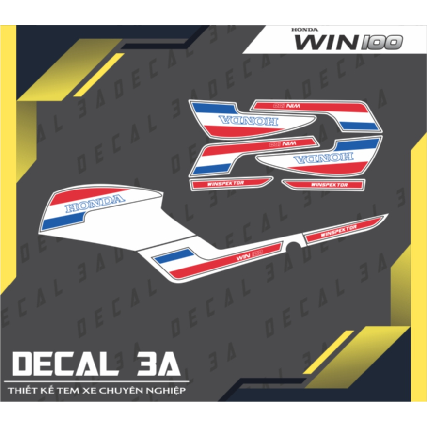 TEM WIN 100 DECAL 3A DESIGN | Shopee Việt Nam