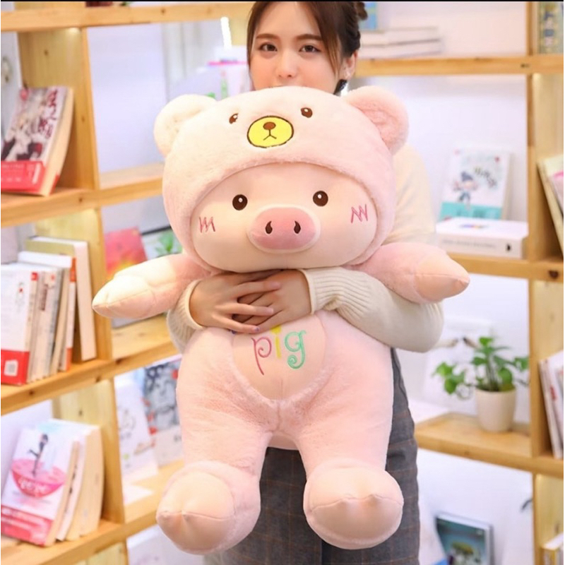 Thú nhồi bông tedy heo , Gấu bông heo tedy cosplay biến hình | Shopee ...