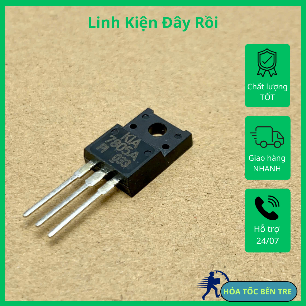 2 cái KIA7805A KIA7805API-U 7805 7805A IC ổn áp 5V TO-220F | Shopee ...