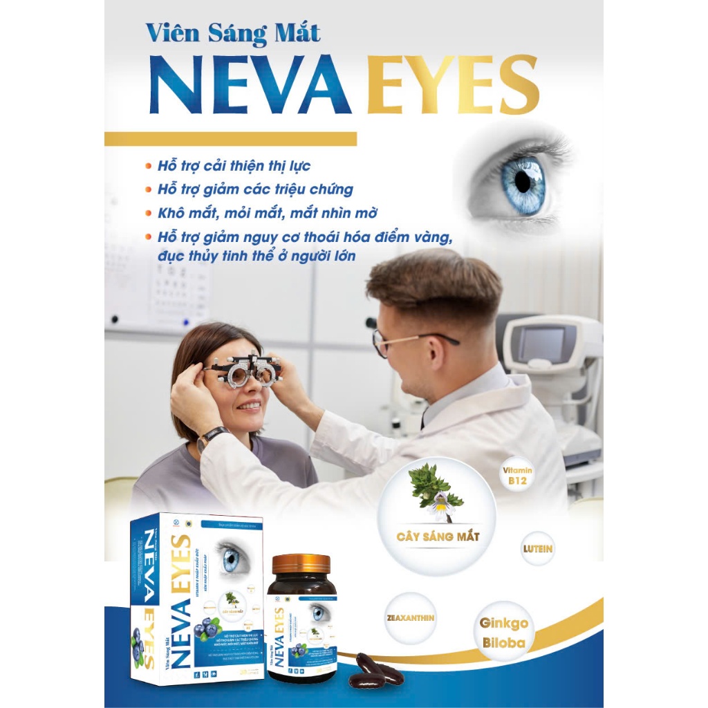 VIÊN BỔ MẮT NEVA EYES - ĐỘC QUYỀN TỪ NEVAMED | Shopee Việt Nam