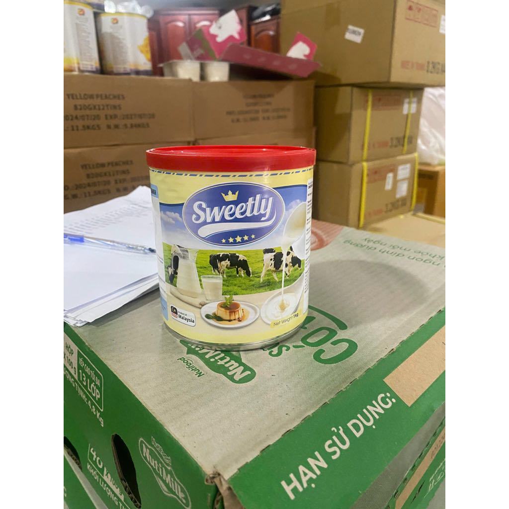[Homi Store] Sữa đặc Sweetly (lon 1kg) | Shopee Việt Nam