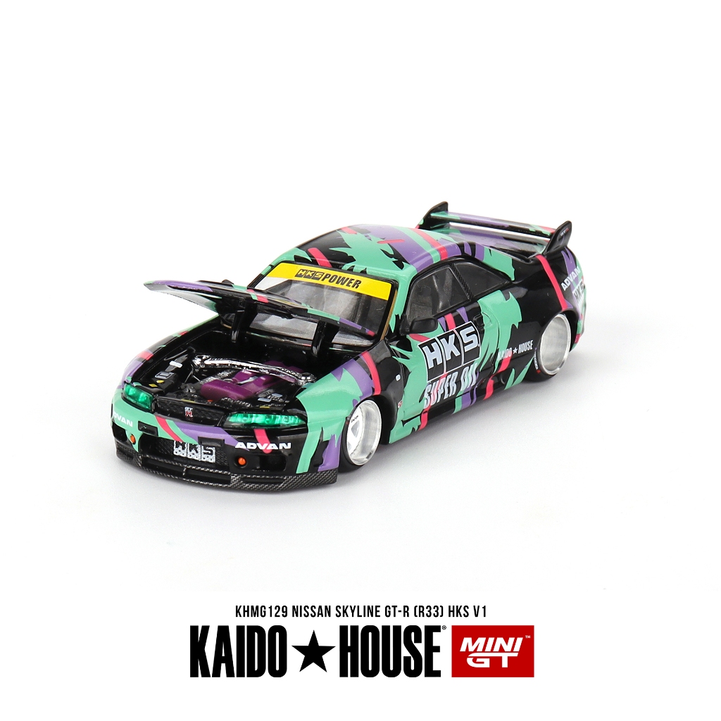 Mini GT 1/64 Nissan Skyline GT-R (R33) HKS V1 - KHMG129 | Shopee Việt Nam