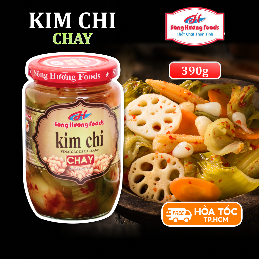 Kim Chi Chay Sông Hương Foods Hũ 390g - Thực phẩm chay, cung cấp vitamin, tốt tiêu hóa | Shopee ...