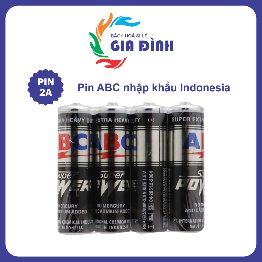 Pin 2A ABC Super Power 1.5V nhập khẩu Indonesia | Shopee Việt Nam