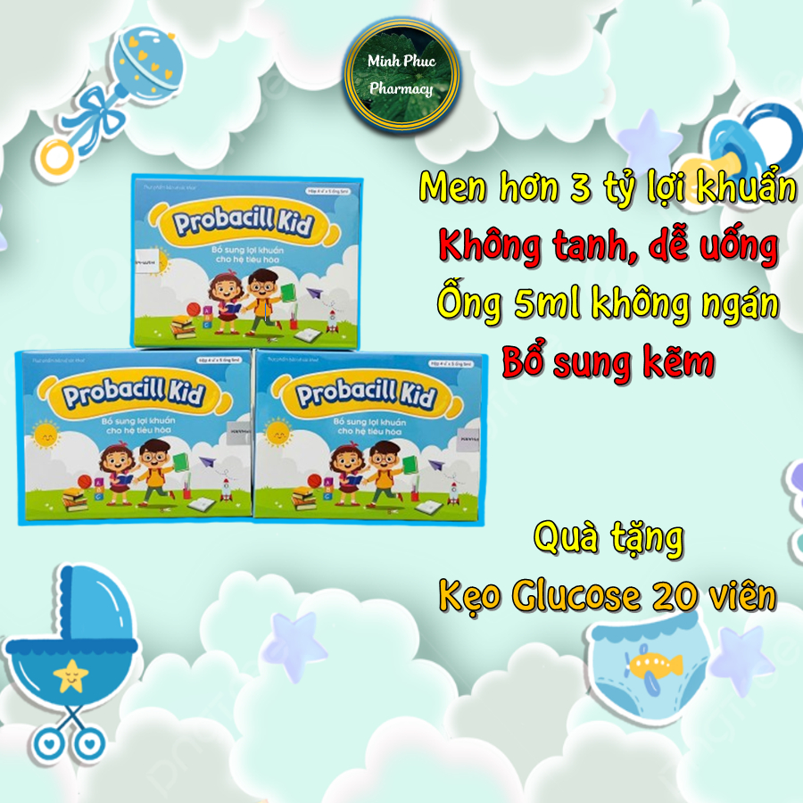 Probacill Kid - Men hơn 3 tỷ lợi khuẩn - ống 5ml | Shopee Việt Nam