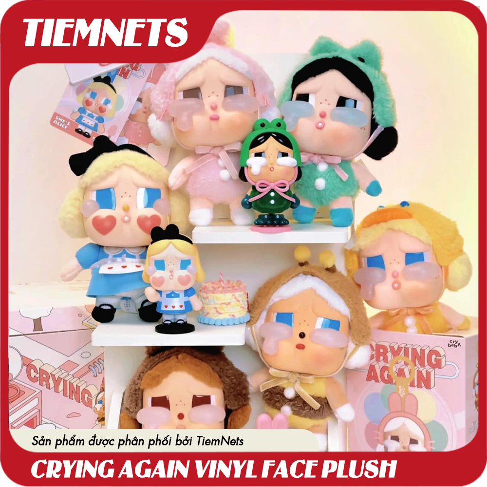 MÔ HÌNH BLIND BOX CRYBABY CRYING AGAIN VINYL FACE PLUSH - POPMART ...