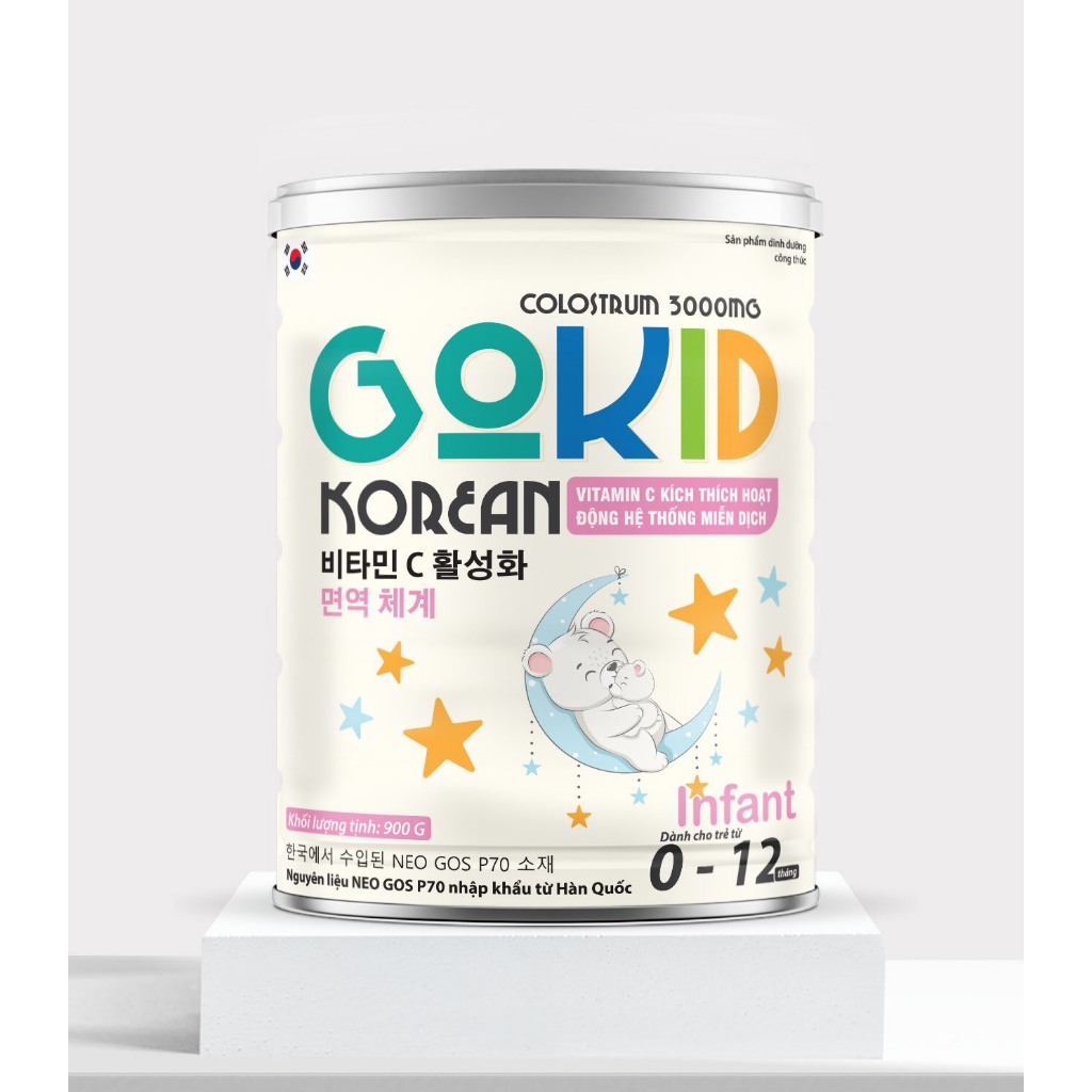 Sữa bột Gokid Korean dành cho bé từ 0 đến 10 tuổi, tăng cuóng hệ miễn ...