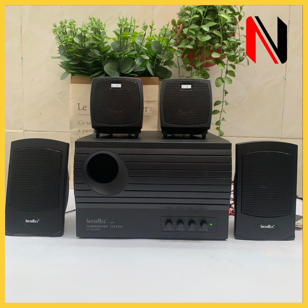Loa Máy Tính Để Bàn Gaming Có Dây Loa Vi Tính 4.1 SounDmax A4000 Loa Pc ...