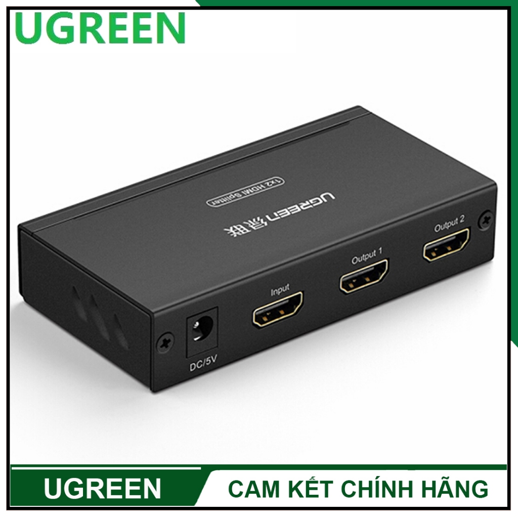 Bộ chia HDMI 1 cổng ra 2 cổng Ugreen 40201 - Cổng chia HDMI từ 1 thiết ...