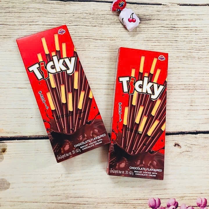 [LẺ 1 HỘP] BÁNH QUE TICKY THÁI LAN [VỊ SOCOLA] | Shopee Việt Nam