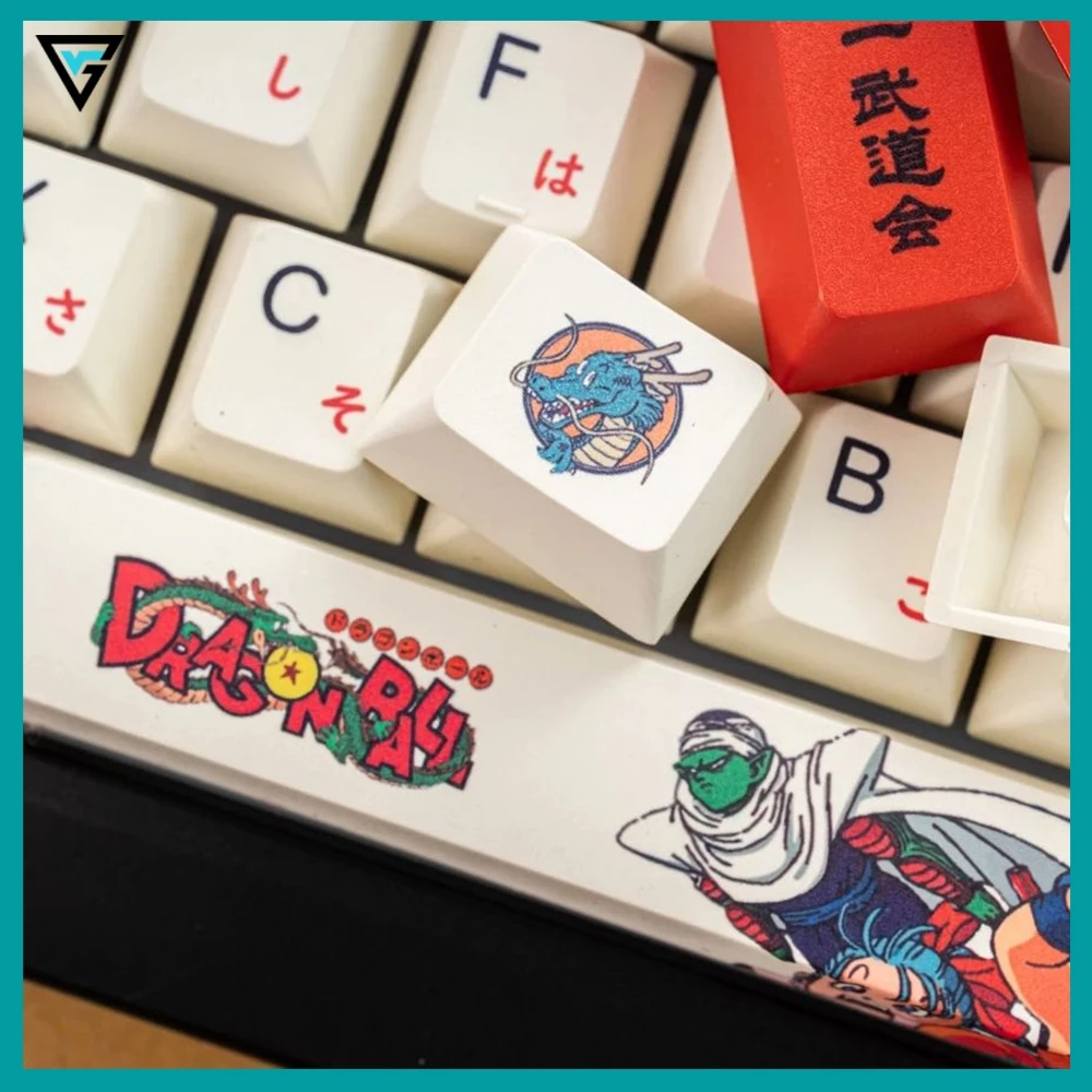 Keycap Dragon Ball Cherry profile nhựa thick PBT in Dyesub 122 nút ...