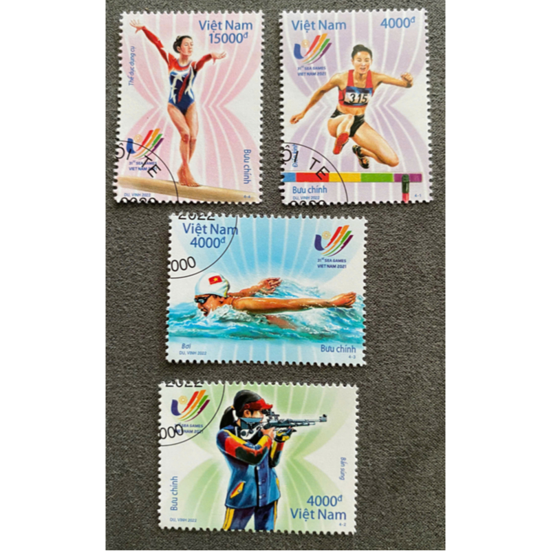 [TEM BƯU CHÍNH] - Tem chết CTO - Sea games | Shopee Việt Nam