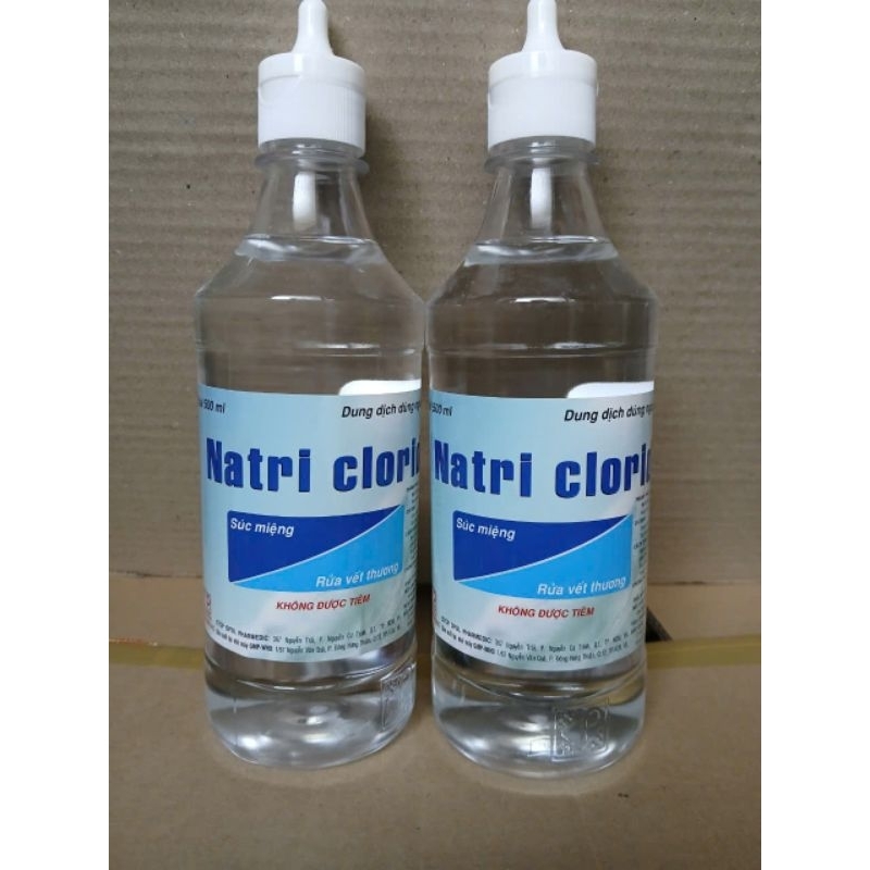 Dung dịch Natri clorid 0,9% Pharmedic rửa vết thương, súc miệng chai 500ml. | Shopee Việt Nam