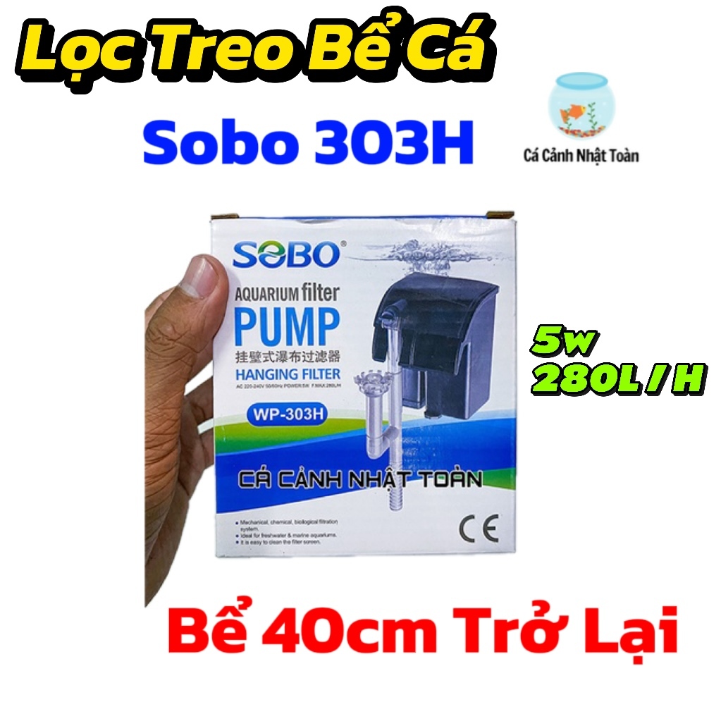 LỌC THÁC HỒ CÁ SOBO WP 303H 5W 280L-H | Shopee Việt Nam