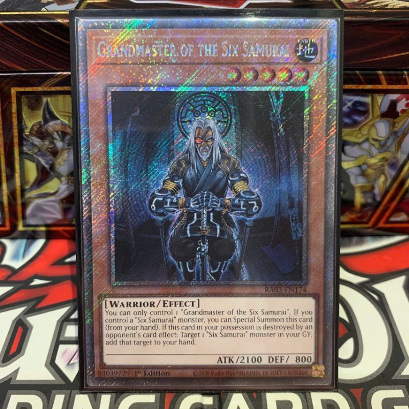[Grecia.TCG] Thẻ bài Yugioh (UK) Grandmaster of the Six Samurai | RA03 ...