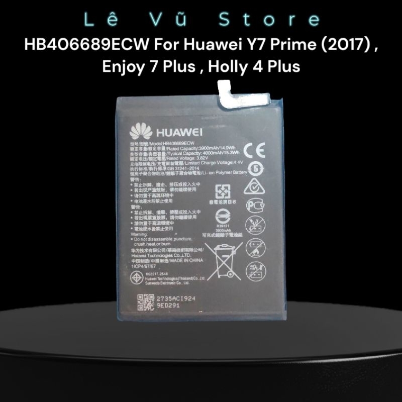 Pin Huawei Y7 Prime (2017) / Enjoy 7 Plus / Holly 4 Plus [HB406689ECW ...