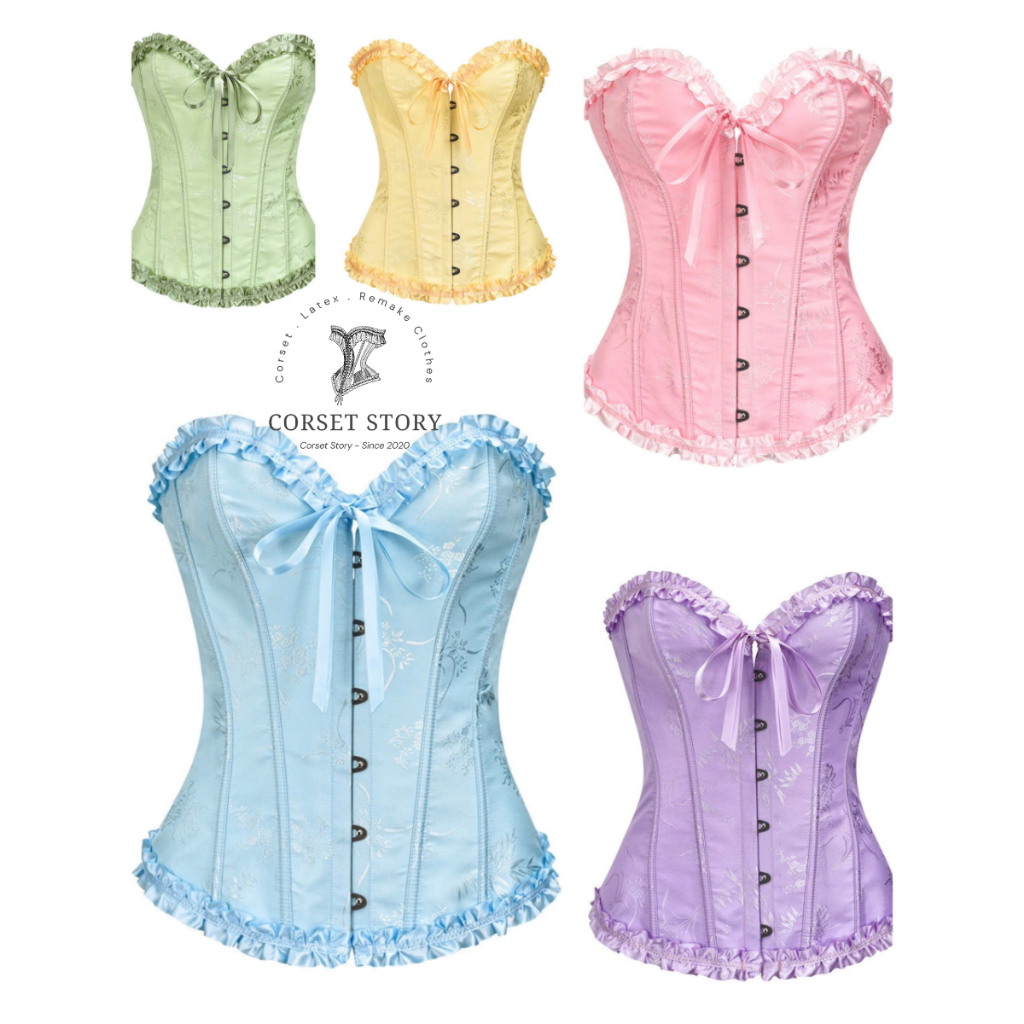CORSET STORY- Full bảng áo corset màu Pastel kẹo ngọt, màu baby blue ...