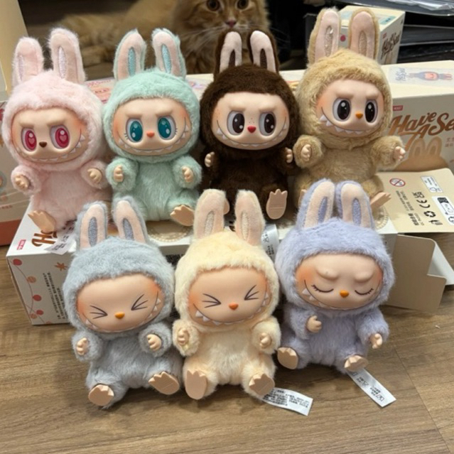 [Sẵn HCM] Full Sét6 bind box móc khoá labubu V2 full hộp, thẻ car, size ...