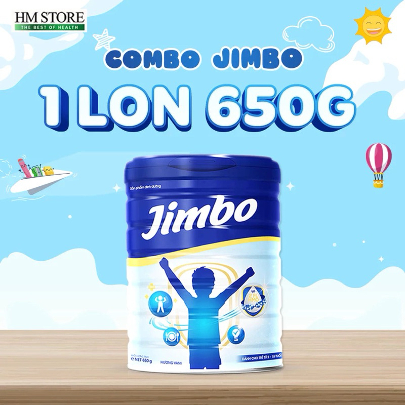 Sữa JimBo tăng cân cho trẻ thấp còi 650g chính hãng | Shopee Việt Nam