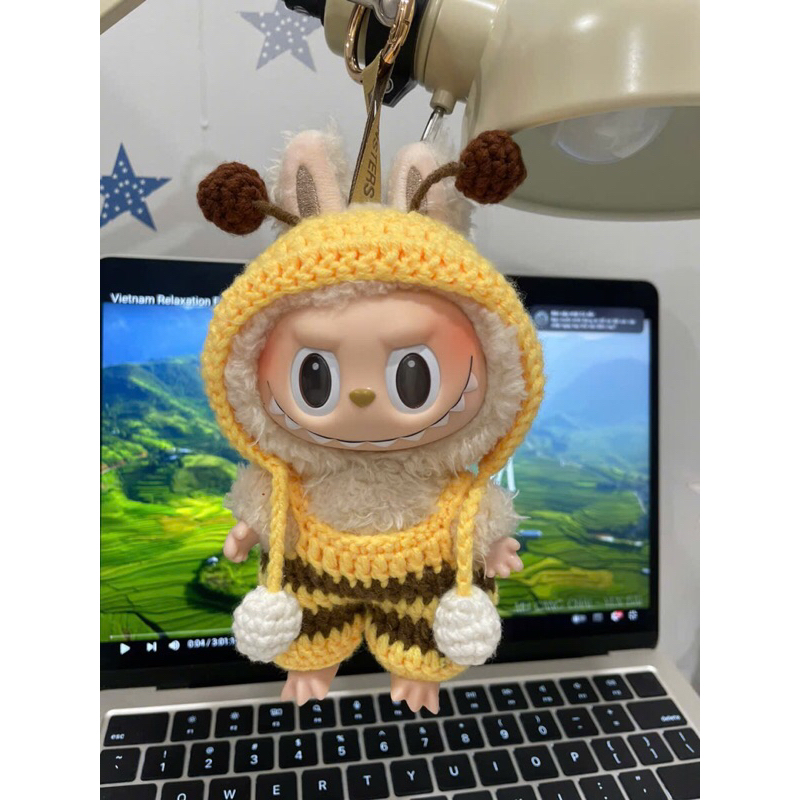 set bộ labubu bé ong v1 v2 | Shopee Việt Nam