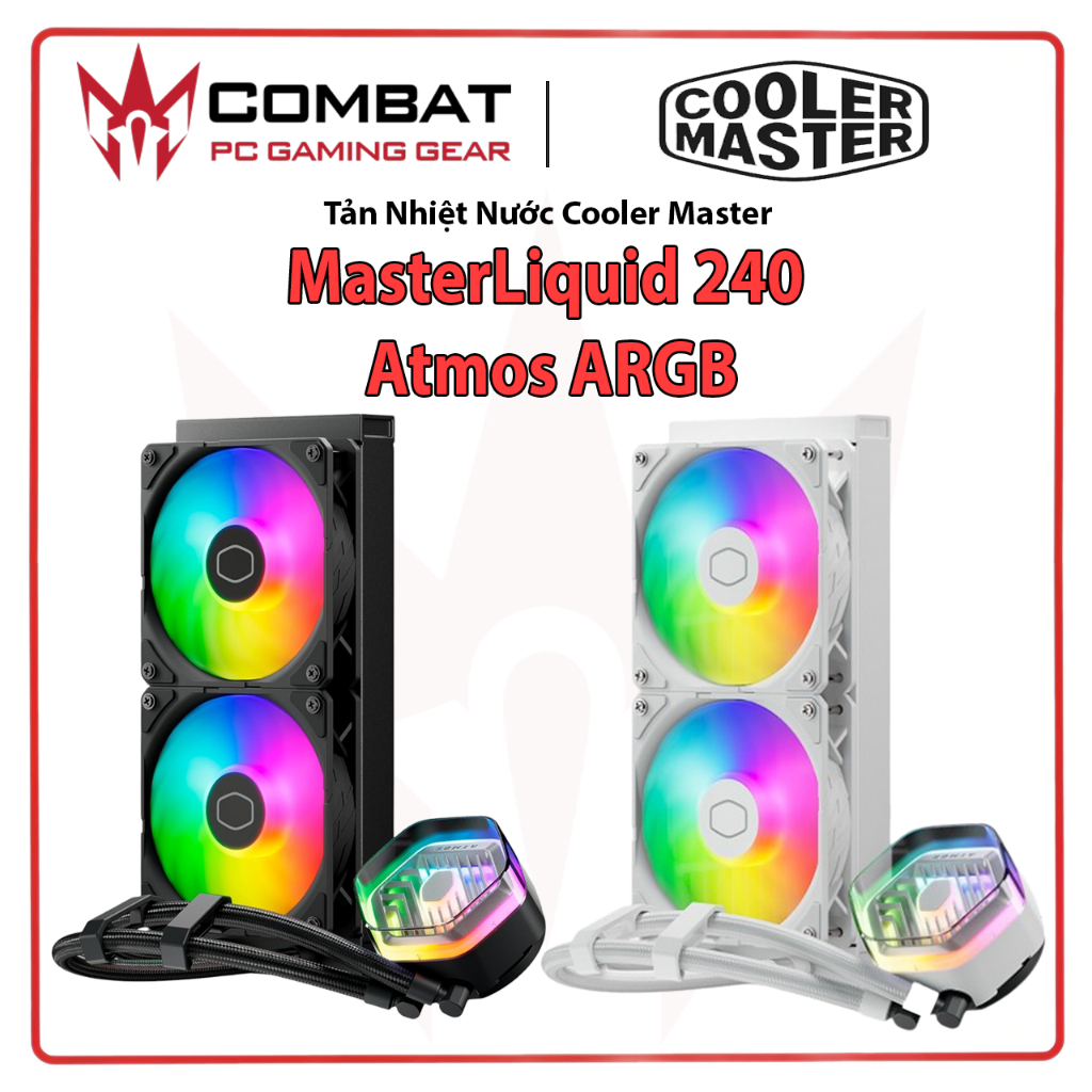 Tản Nhiệt Nước Cooler Master MasterLiquid 240 Atmos ARGB Black/White ...
