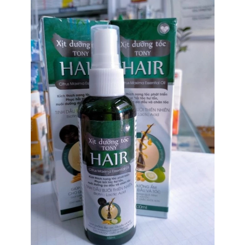 Xịt dưỡng tóc tony HAIR ( hỗ trợ dưỡng và kích thích mọc tóc - Chai ...